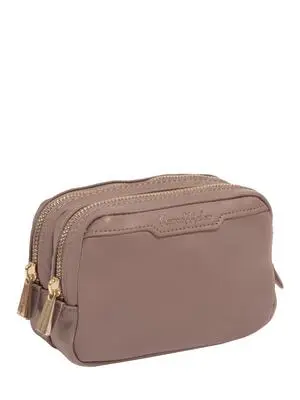 House Of Harlow 1960 Twill Nylon Tech Accessory Pouch - Taupe