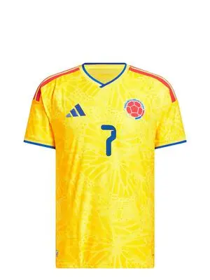 Adidas Colombia 26 Home Diaz Authentic Jersey - Yellow