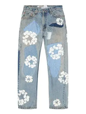 DENIM TEARS Patchwork Denim Pant - Blue