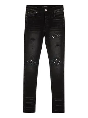 Amiri Mx1 Leather Playboy Jean - Black
