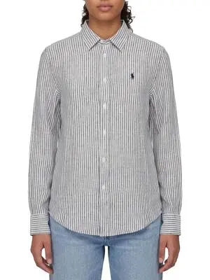 Polo Ralph Lauren Striped Button-up Shirt - Navy
