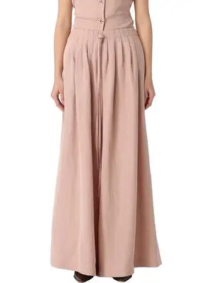 Liviana Conti Wide Leg Trousers - Pink