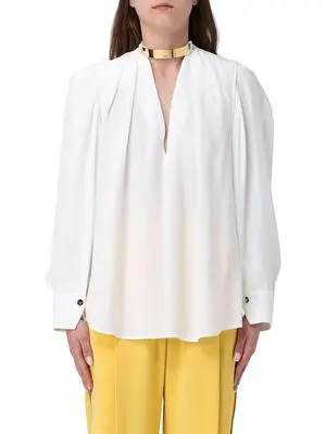 Elisabetta Franchi Georgette Blouse - Ivory