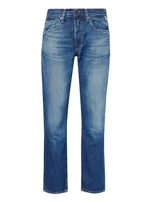 REPLAY Deryck Straight-leg Jeans - Mid Blue