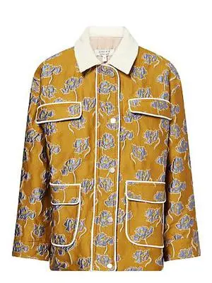 SISTER JANE Honey Jacquard Woven Jacket - Yellow