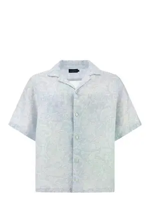 Paul & Shark Paisley Shirt - Blue