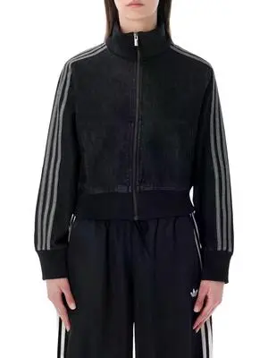 Adidas Zip-fastening Sweatshirt - Black
