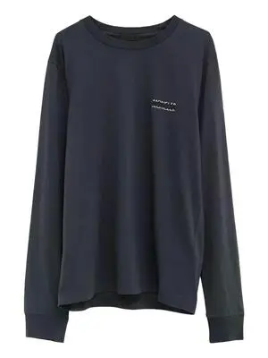 Moncler Logo Long-sleeve T-shirt - Blue