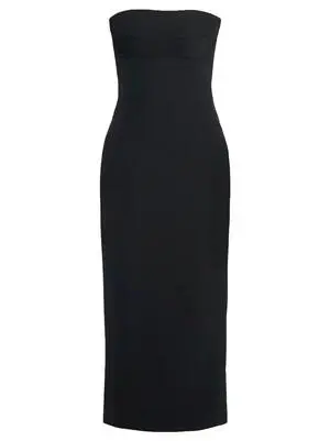 AXEL 113 Margot Strapless Midi Dress - Black