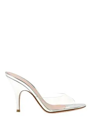 GIANVITO ROSSI Round-toe Heeled Sandals - White