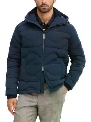 Paul & Shark Hooded Zip Jacket - Blue