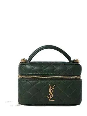 Saint Laurent Gaby Quilted Tote - Green
