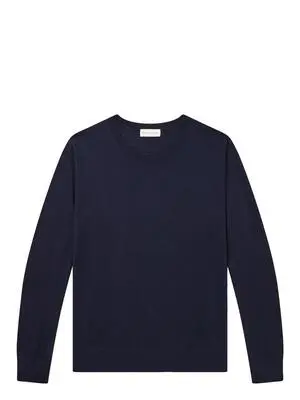 Dries Van Noten Merino Wool Sweater - Blue