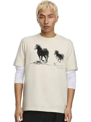 Canada Goose Vantage Graphic T-shirt Bone