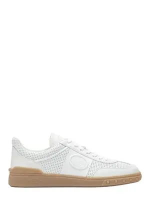 Valentino Garavani Upvillage Perforated Leather Sneakers - White