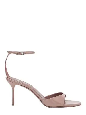 Paris Texas Lidia Antique Patent Leather Sandal - Pink