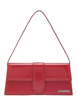 Jacquemus Le Bambino Long Patent Leather Bag - Red