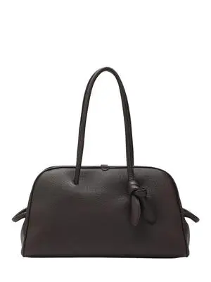 Jacquemus Turismo Leather Bowling Bag - Brown