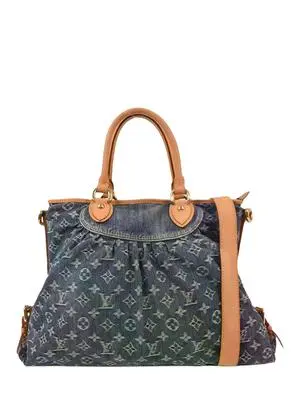 LOUIS VUITTON 2007 Neo Cabby Monogram Tote Bag - Blue