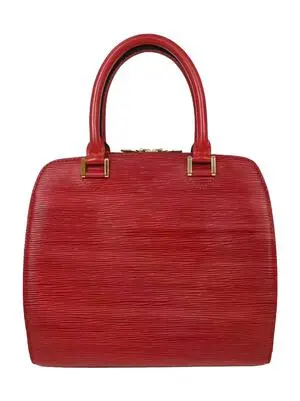 LOUIS VUITTON 1998 Epi Pont Neuf Leather Handbag - Red