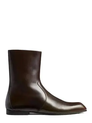 Khaite Colt Ankle Boots - Brown