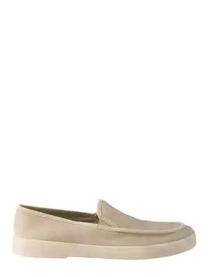 Prada Logo-printed Loafers - Neutrals