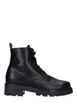 TOM FORD Round-toe Leather Ankle Boots - Black