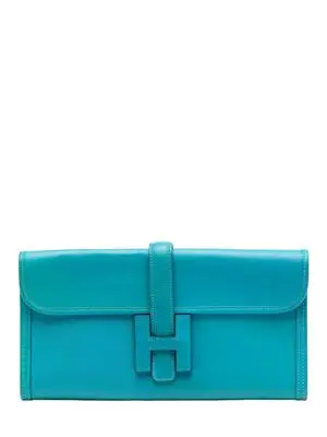 Hermès 2014 Swift Jige Elan 29 Clutch Bag - Blue