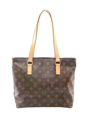 LOUIS VUITTON 2006 Monogram Cabas Piano Tote Bag - Brown