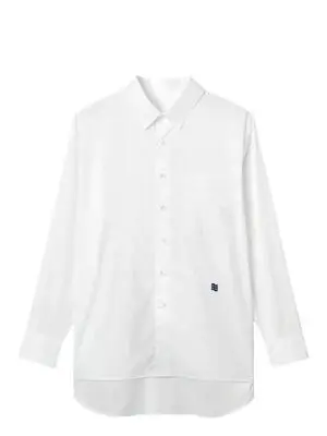 ADER ERROR Shirt With Chest Pocket And Back Patch Detail - White