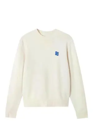 ADER ERROR Logo-patch Crewneck Sweater - Neutrals