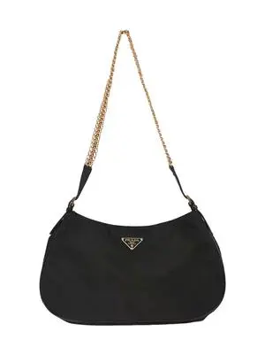 PRADA 1990-2000s Triangle-Logo Shoulder Bag