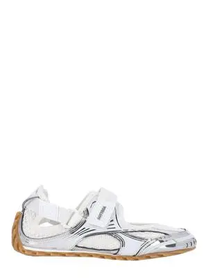 Bottega Veneta Mary Jane "orbit Flash" Sneakers - Silver
