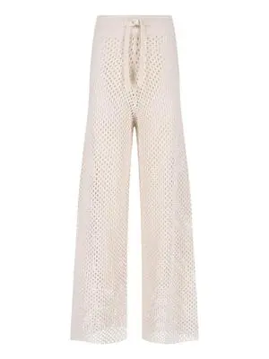 GOLDEN GOOSE Knit Pants - Cream