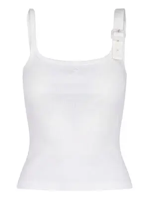 COURREGES Buckle 90s Tank Top - White