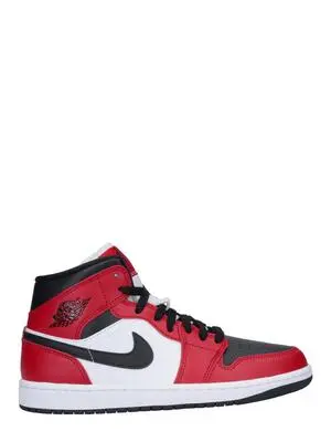 Nike Air Jordan 1 Mid Chicago Sneakers - Red