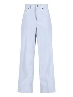 HAIKURE Bethany Wide Leg Jeans - Light Blue