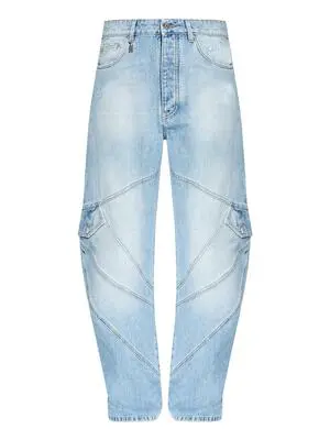 Amiri Cargo Jeans Light Blue