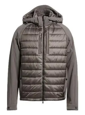 Paul & Shark Padded Jacket With Detachable Hood - Grey