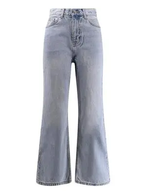 DUNST Relaxed Flared Jeans - Blue
