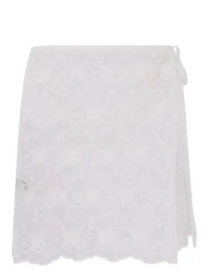 DUNST Needlework Layering Skirt Bianco