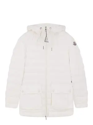 Moncler Jasmin Down Jacket With Hood - White