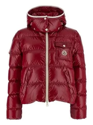 Moncler Andro Hooded Down Jacket - Red