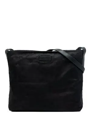 Gucci Gg Nylon Crossbody Bag - Black