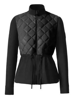Mackage Adita Quilted Hybrid Jacket - Black