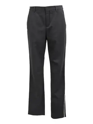 Miu Miu Crystal-embellished Trousers - Black