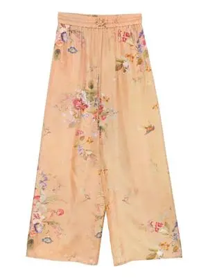 Zimmermann Floral Trousers - Neutrals