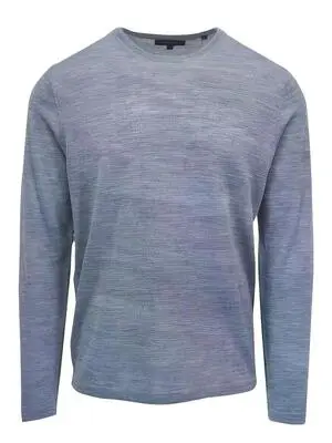 PYA Crew Neck Merino Wool Sweater - Blue
