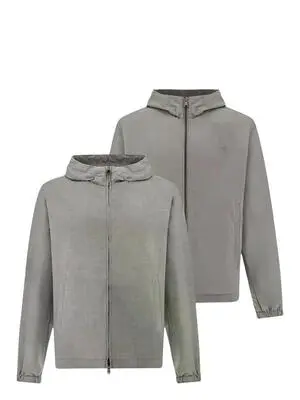 Paul & Shark Reversible Hooded Jacket - Grey