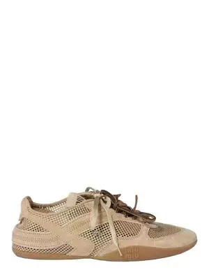 Miu Miu Mesh Suede Trainers - Neutrals